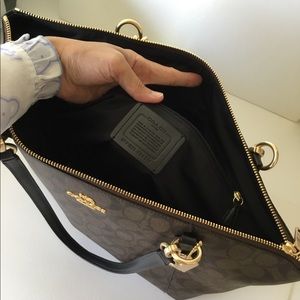 Coach | Bags | Coach Ava Tote In Signature Brownblack Nwt | Poshmark